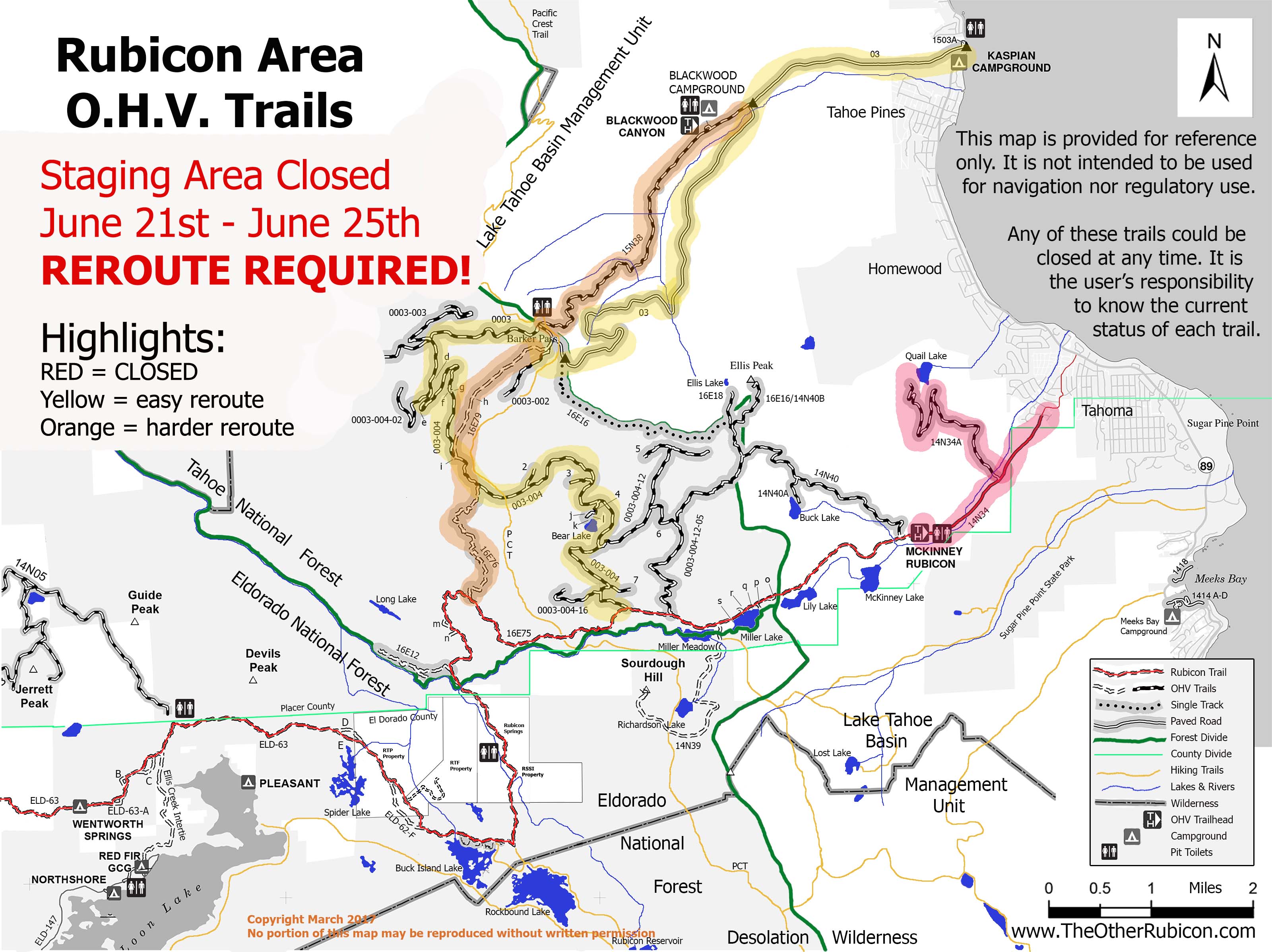 Rubicon Trail CLOSED for PAVING! | The 'Other' Rubicon